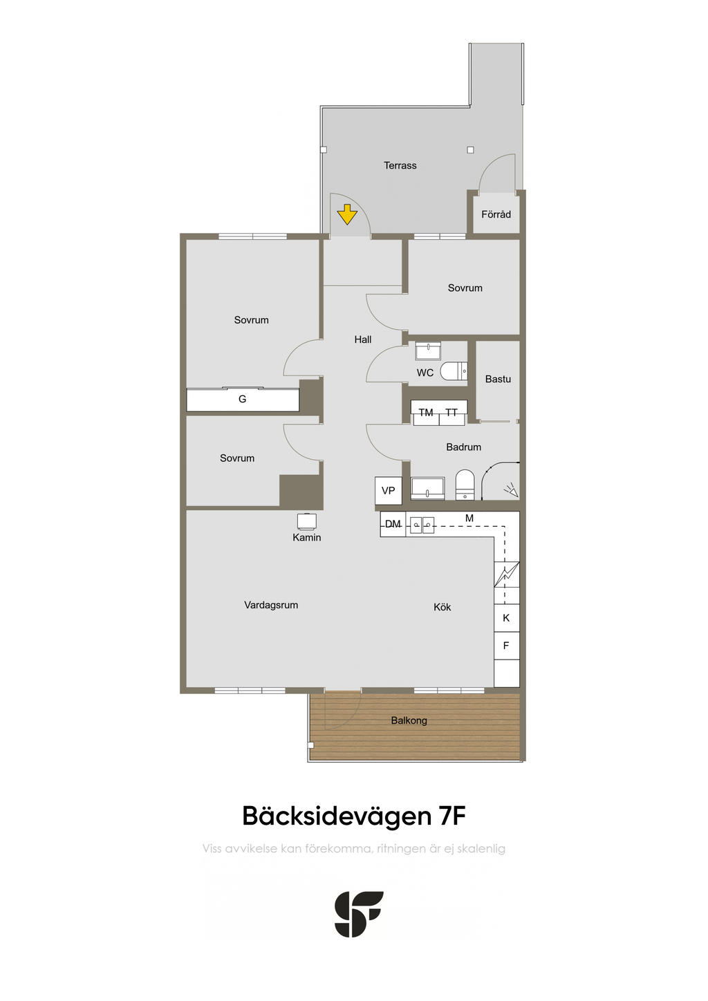 Bäcksidevägen 7F, vån 2, Åre | Svensk Fastighetsförmedling