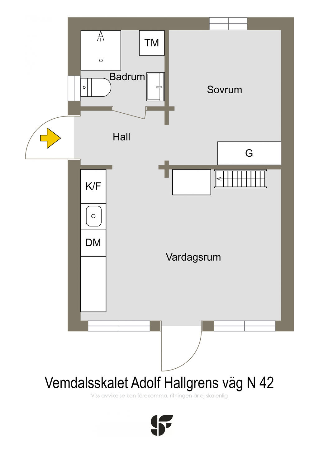 Vemdalsskalet Adolf Hallgrens väg N 42, vån 1, Vemdalen | Svensk ...